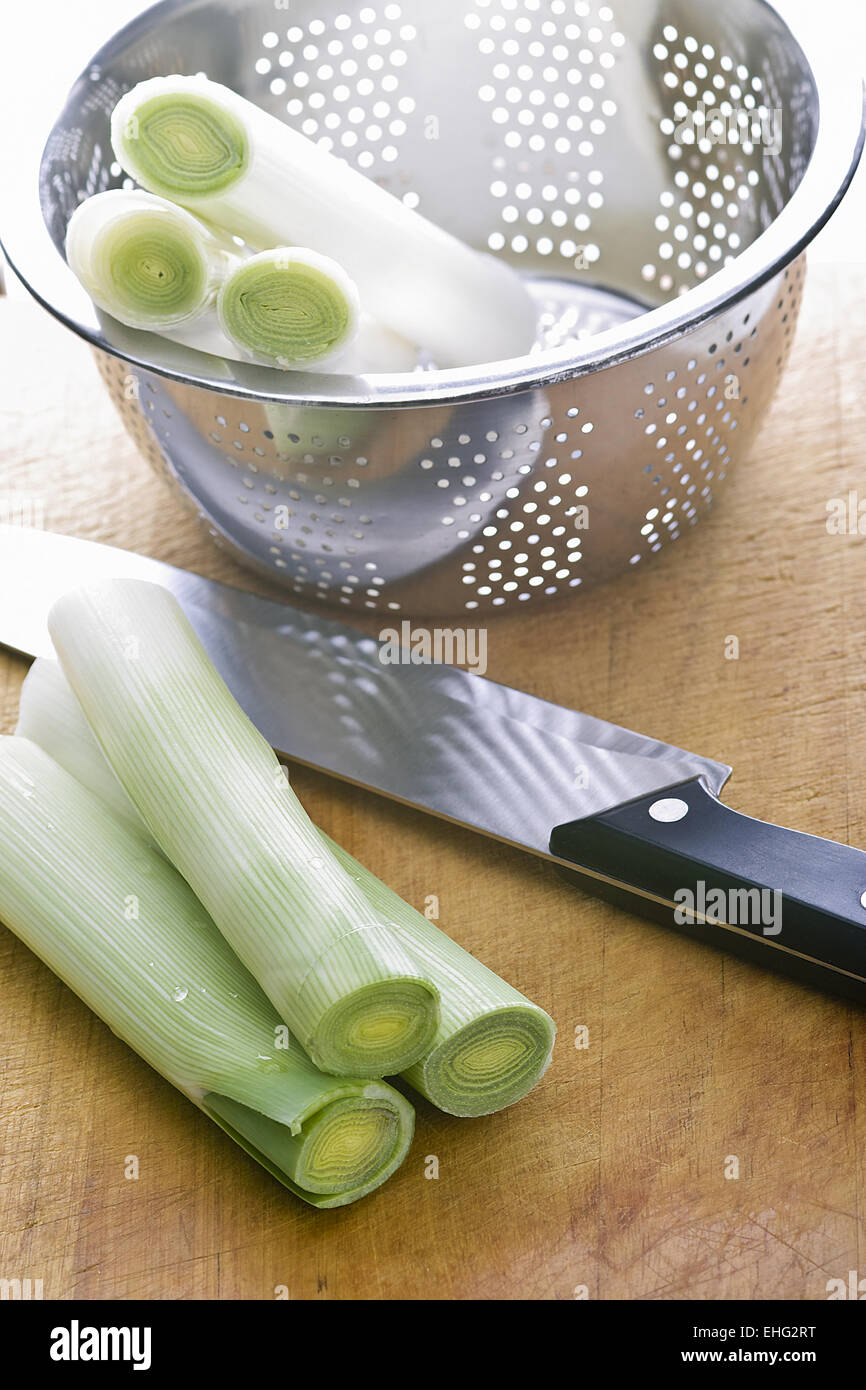 Leek poles hi-res stock photography and images - Alamy