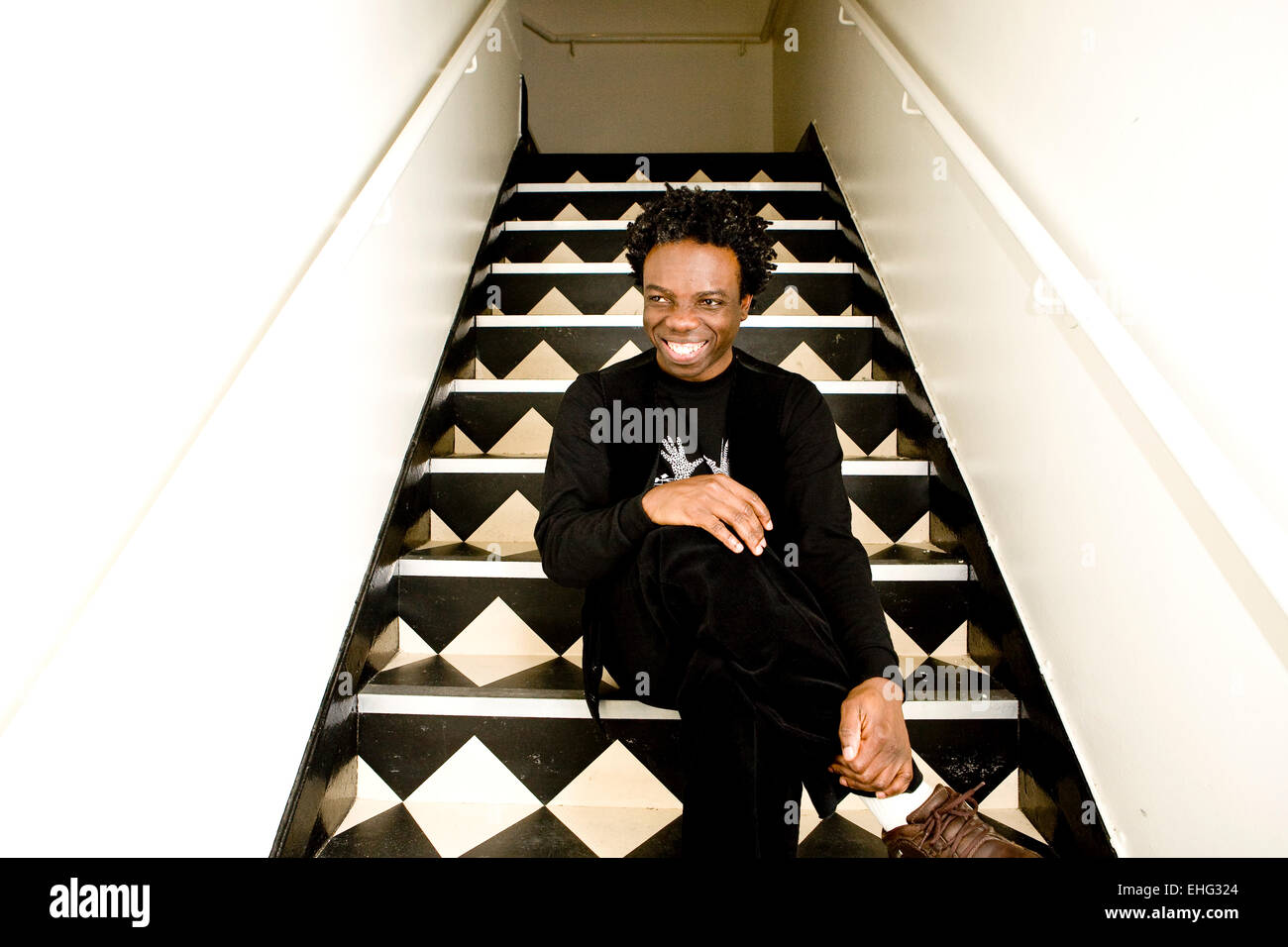 Portrait of Muntu Valdo at the ICA London 29th November 2008 Stock ...