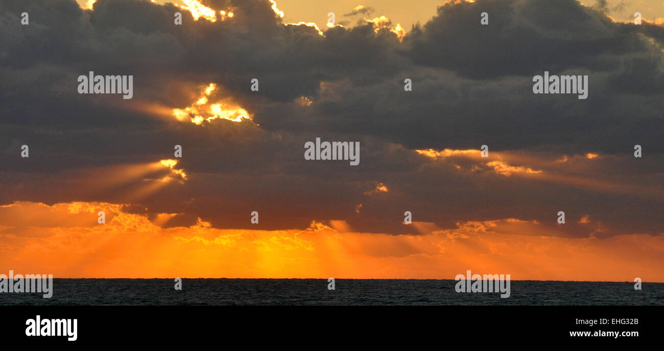 Sunset at Cyprus Stock Photo - Alamy