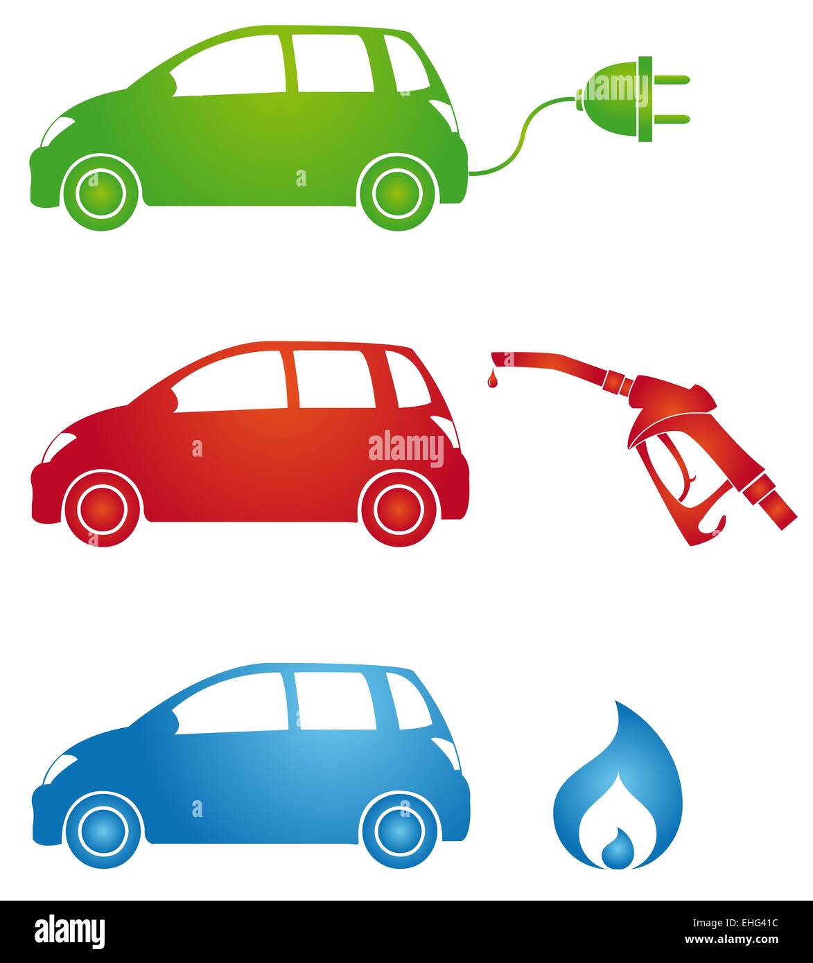 Symbols for different fuels Stock Photo - Alamy