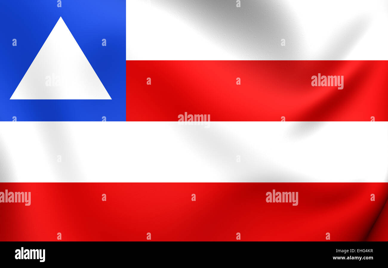 Flag of Bahia, Brazil. Close Up Stock Photo - Alamy