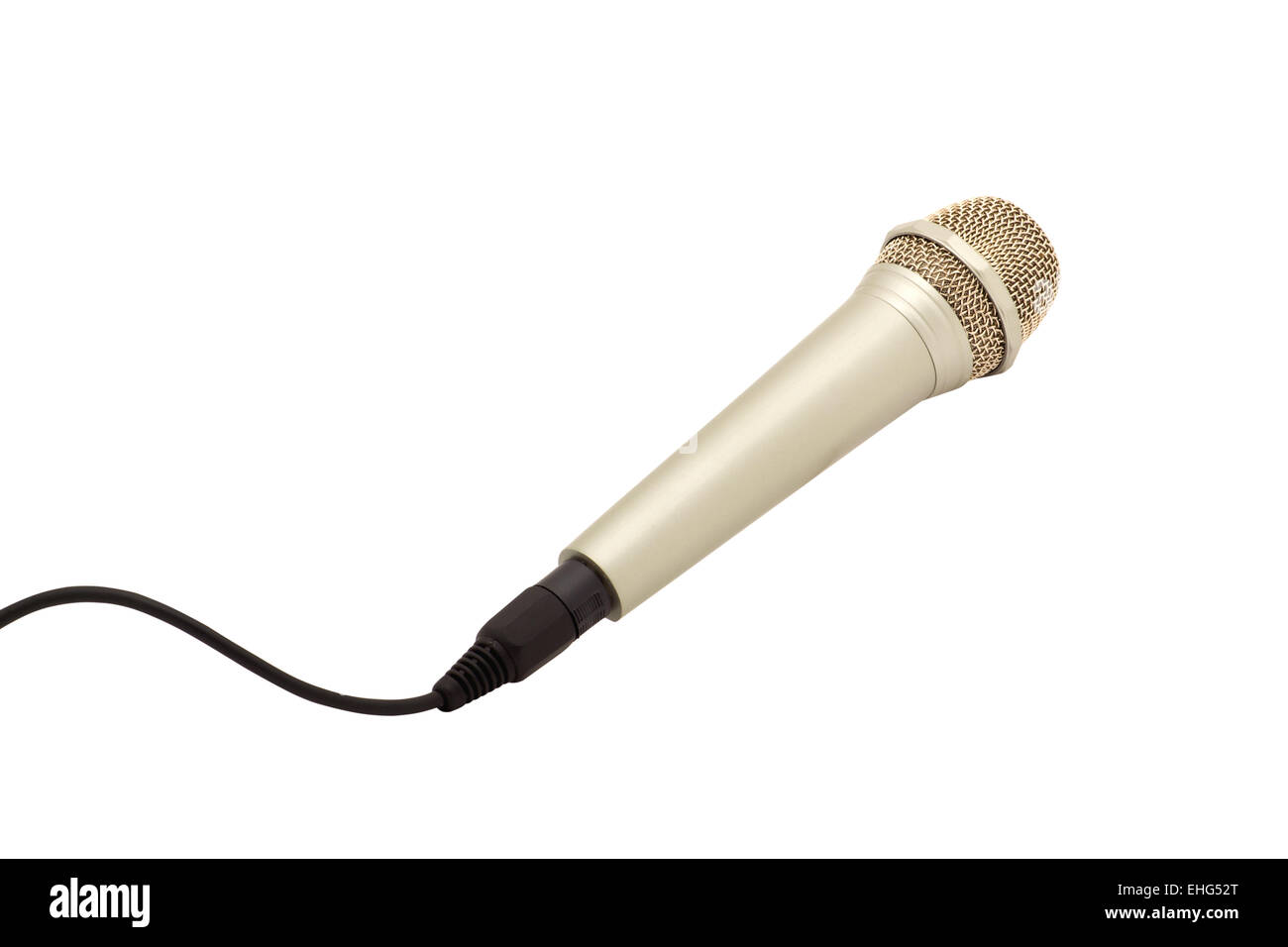 microphone with a cord Stock Photo - Alamy