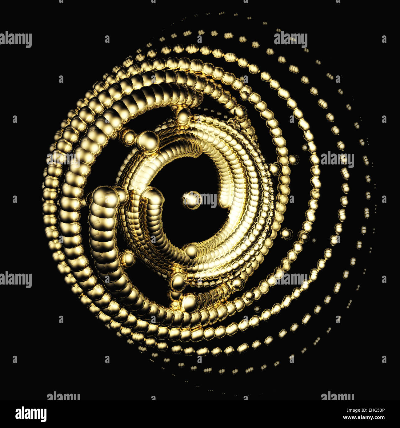 Atomic structure gold hi-res stock photography and images - Alamy