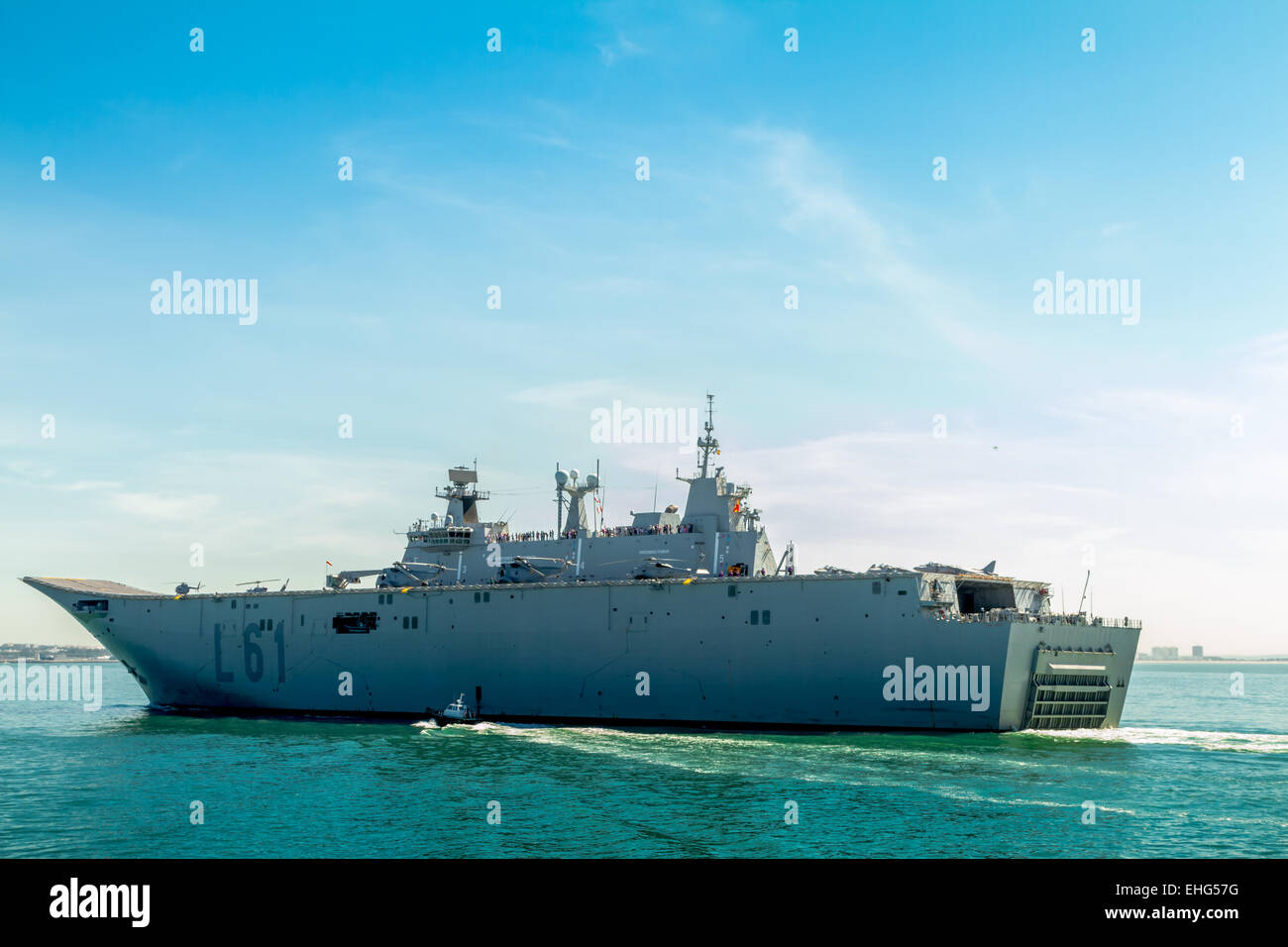 Aircraft Carrier L 61 Juan Carlos High Resolution Stock Photography and ...