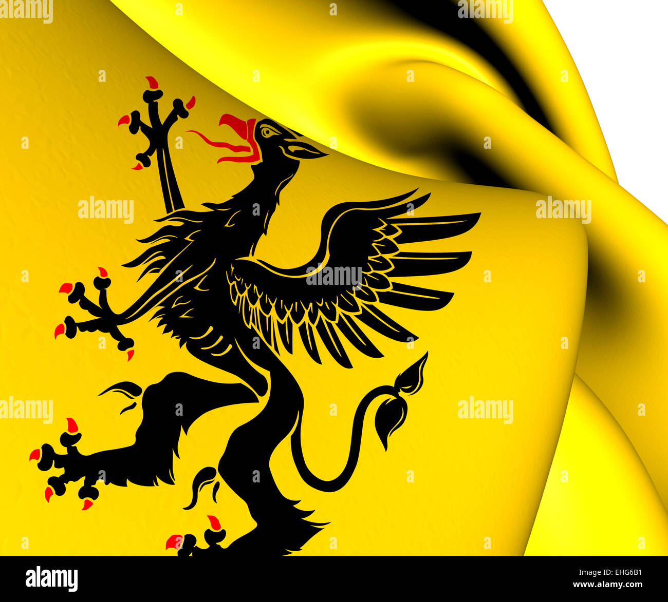 Flag of sodermanland hi-res stock photography and images - Alamy