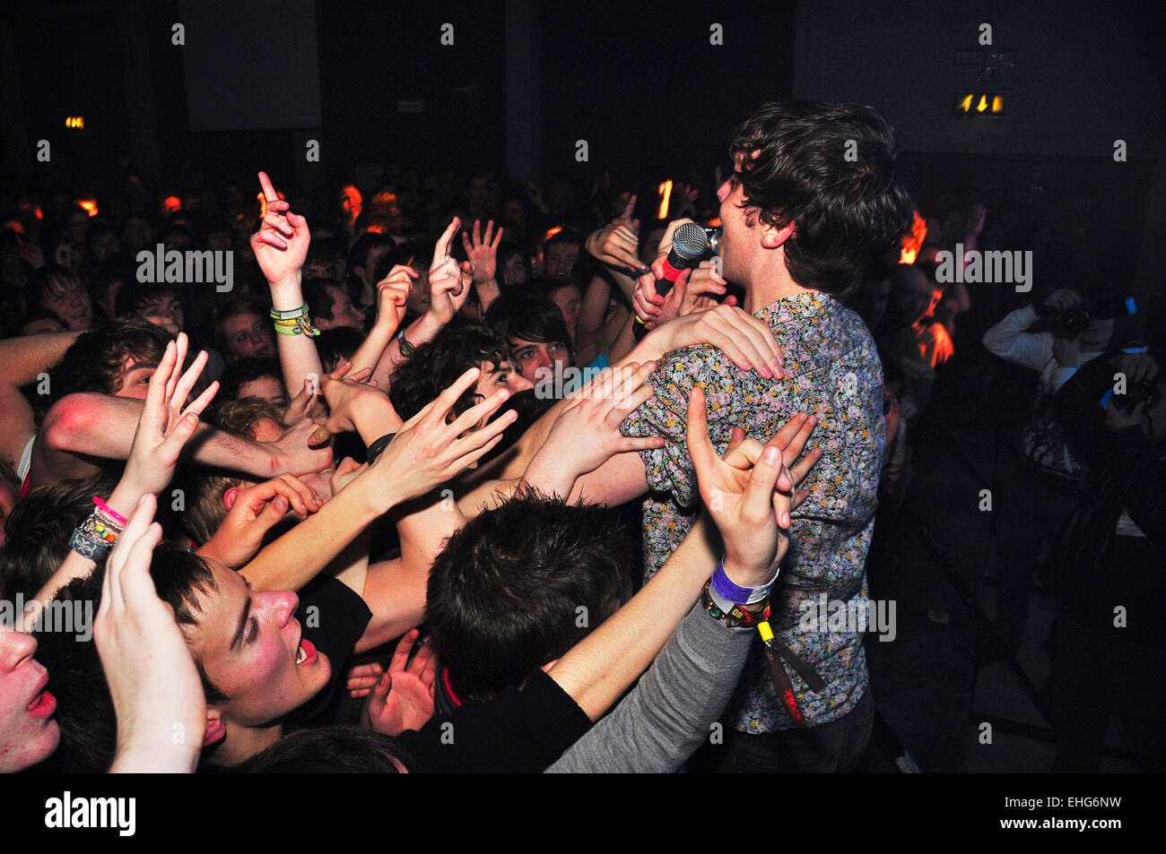 Friendly Fires live at an NME show at Liverpool student union 29th ...