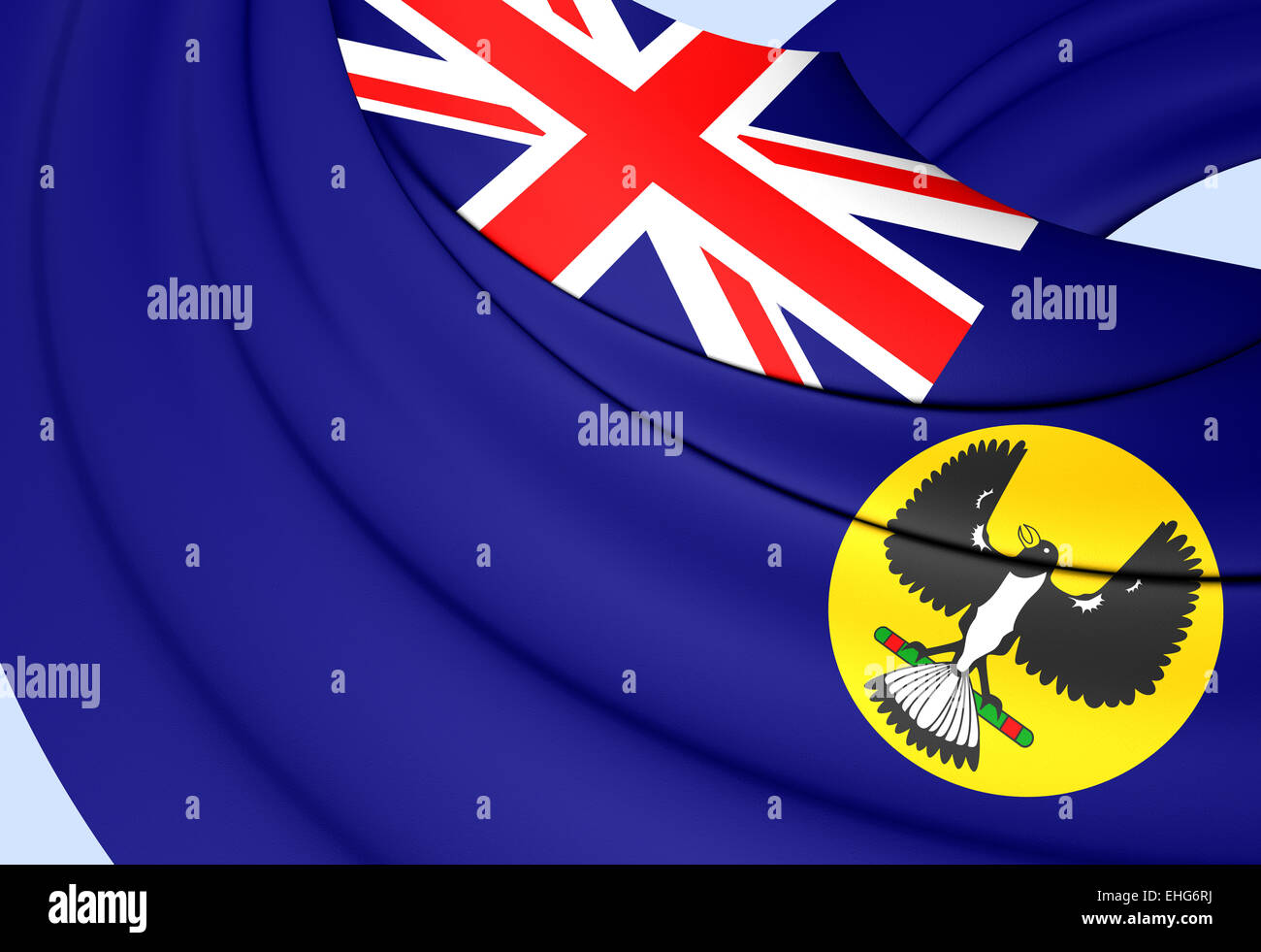 Flag of South Australia. Close Up Stock Photo - Alamy