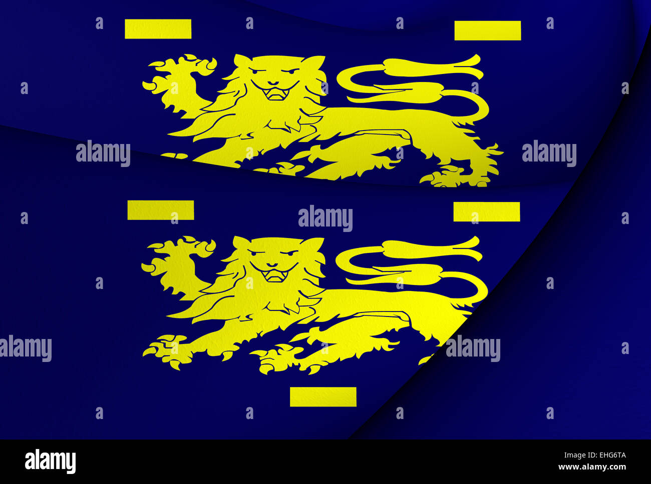 Flag of West Friesland, Netherlands. Close Up Stock Photo - Alamy