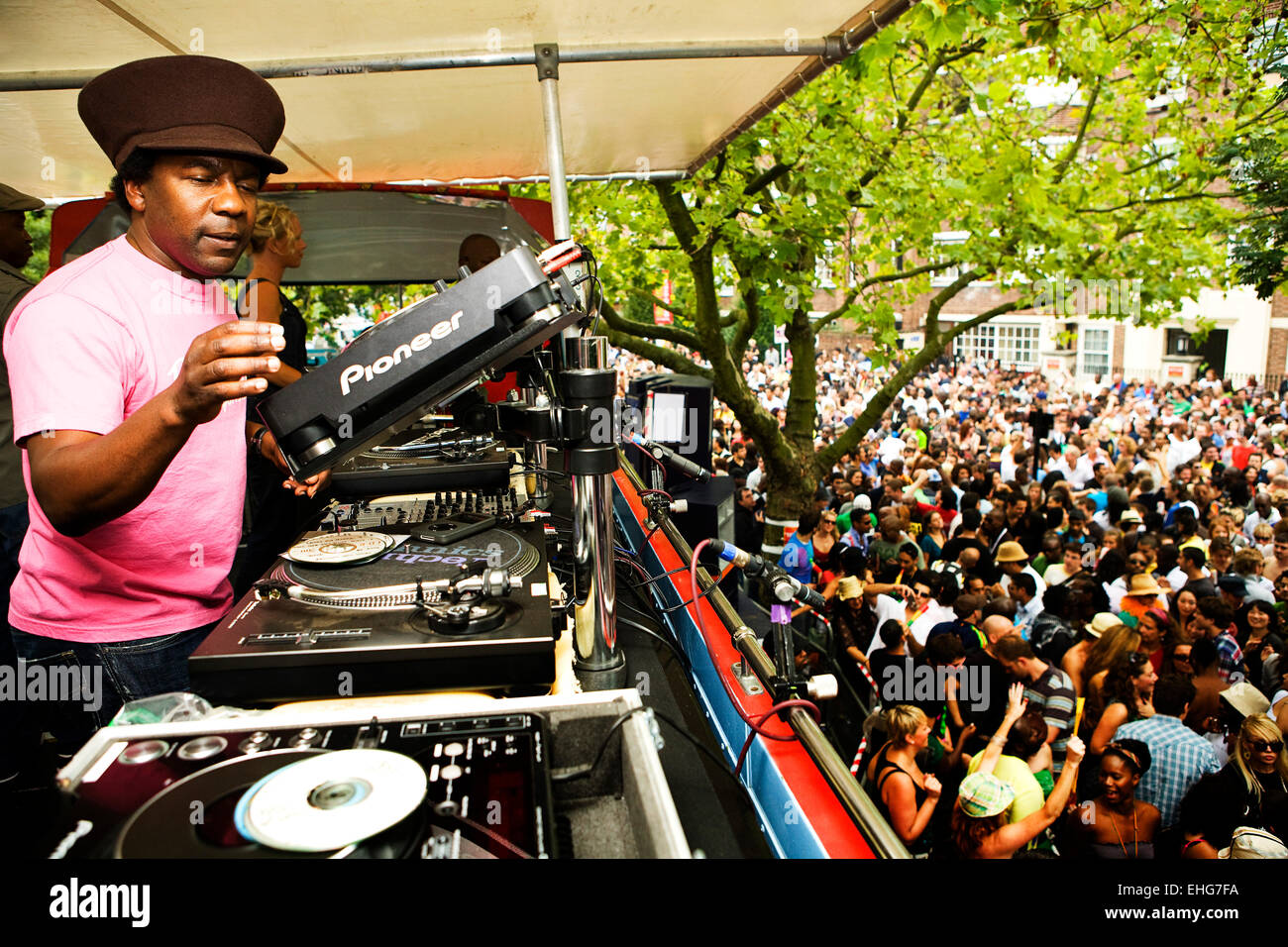 Good Times soundsystem at Notting Hill Carnival 2008 Stock Photo - Alamy