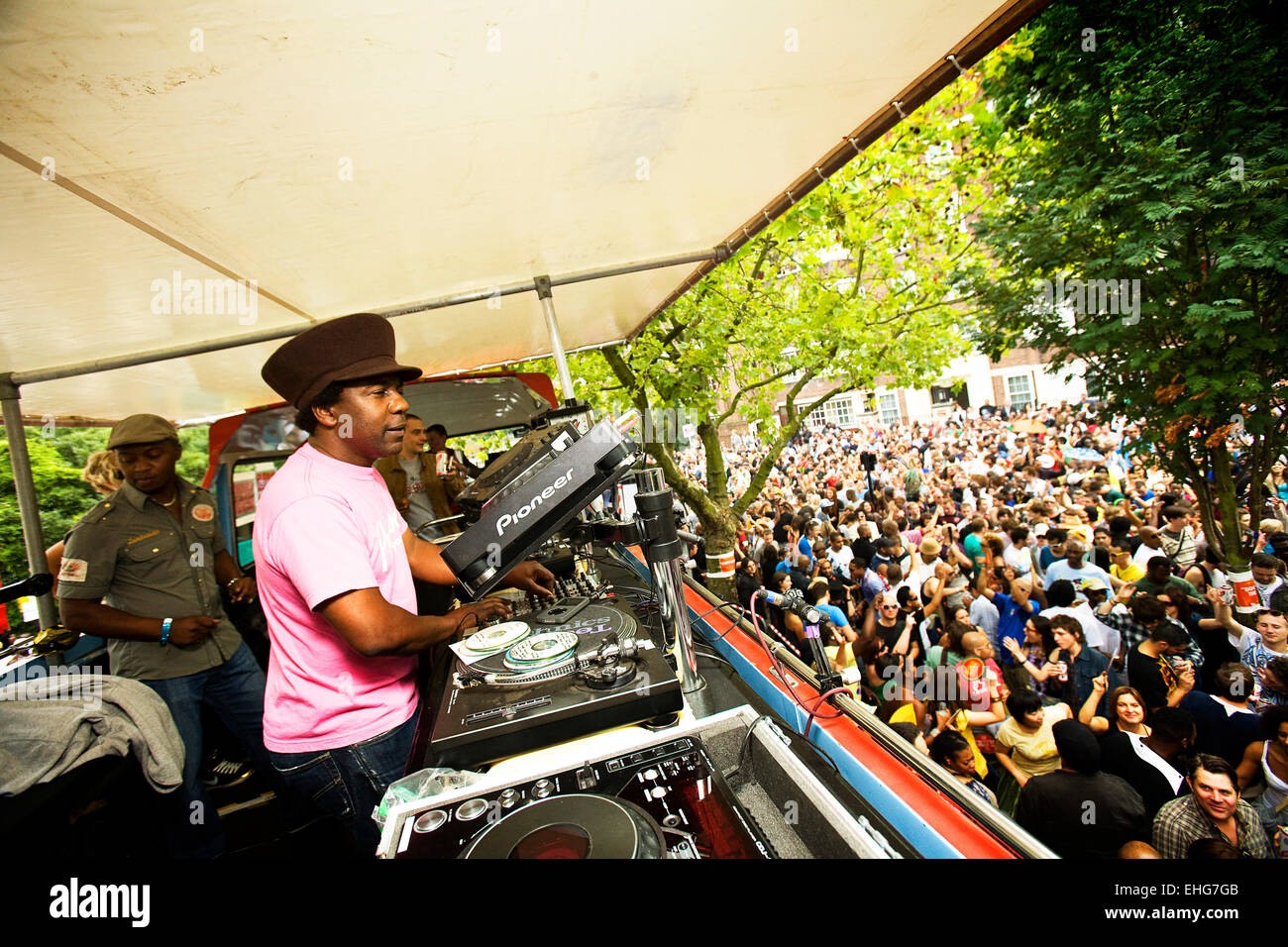 Good Times soundsystem at Notting Hill Carnival 2008 Stock Photo - Alamy