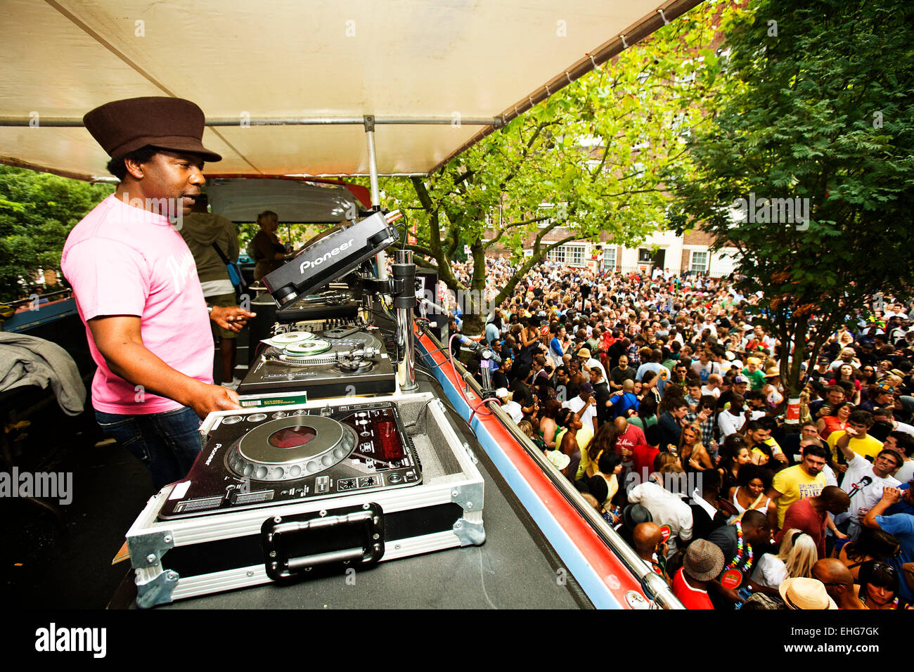 Good Times soundsystem at Notting Hill Carnival 2008 Stock Photo - Alamy