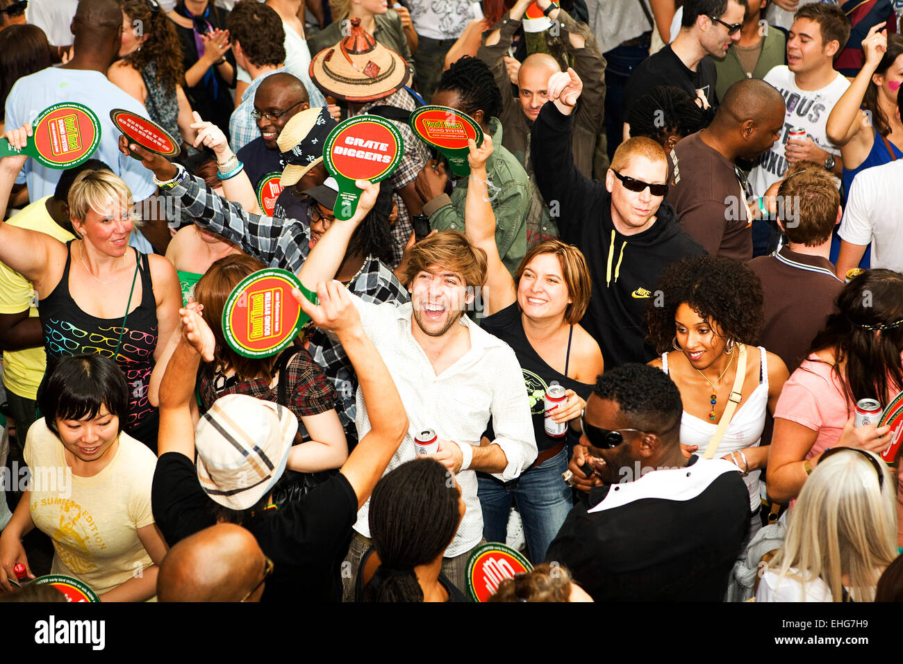 Good Times soundsystem at Notting Hill Carnival 2008 Stock Photo - Alamy