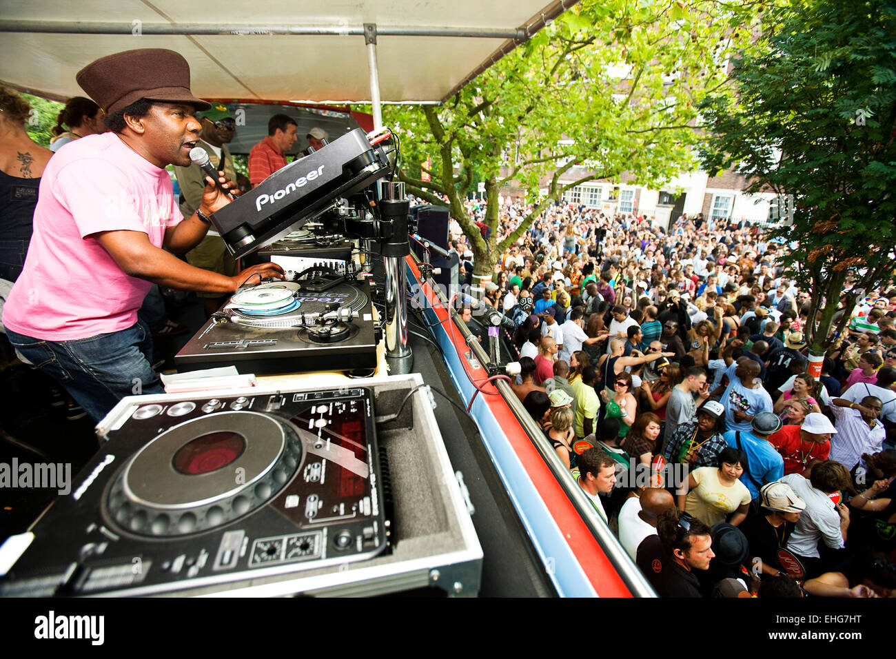 Good Times soundsystem at Notting Hill Carnival 2008 Stock Photo - Alamy