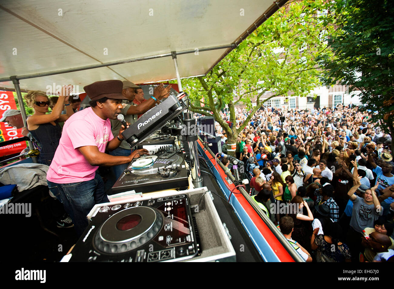 Good Times soundsystem at Notting Hill Carnival 2008 Stock Photo - Alamy