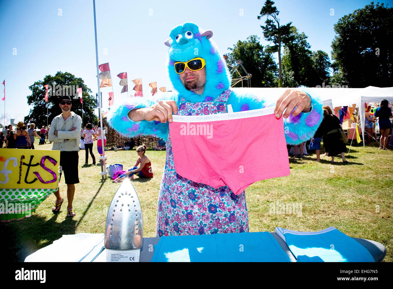 Fancy dress camp bestival lulworth hi-res stock photography and images ...