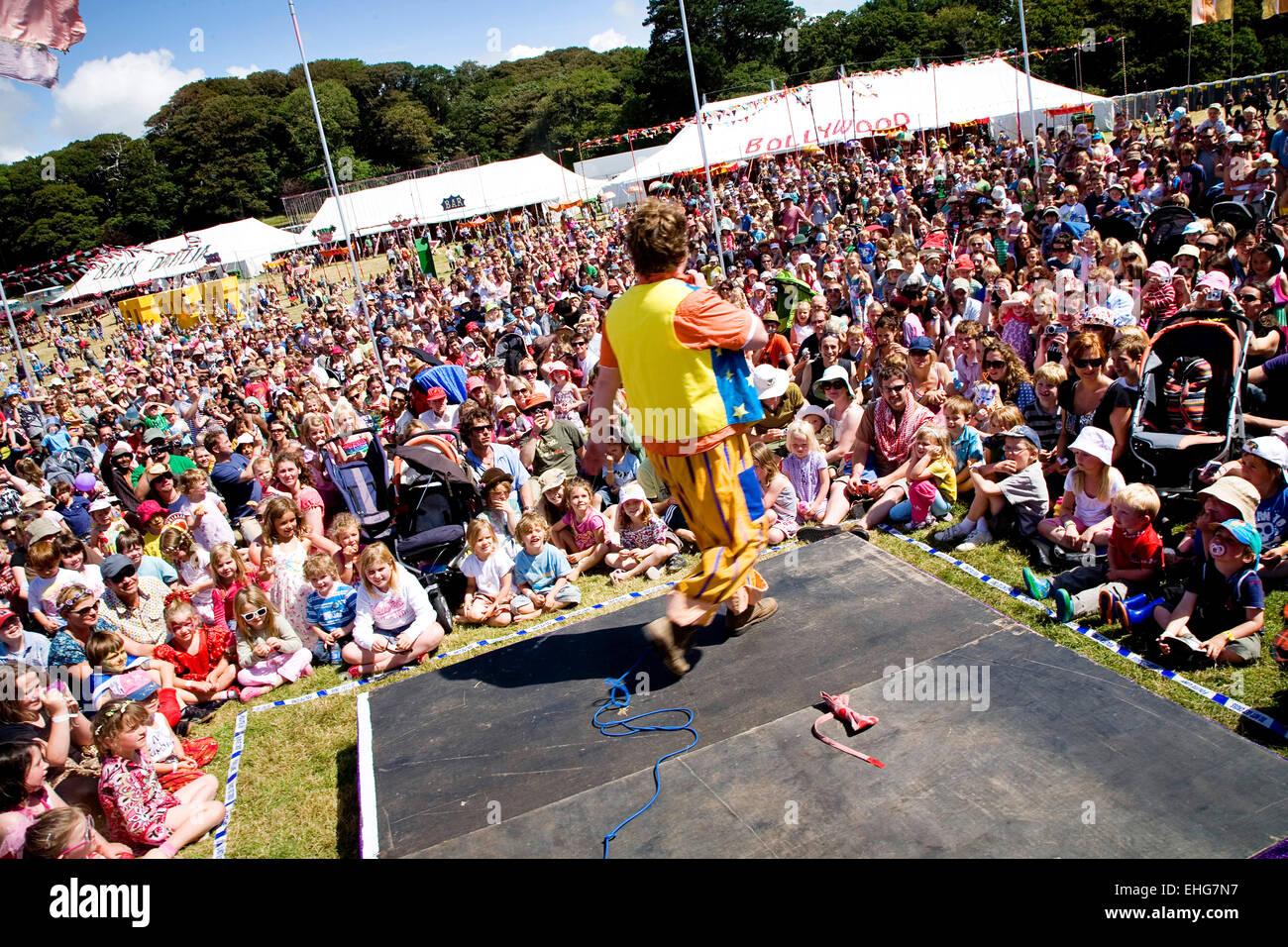 Lulworth castle camp bestival hi-res stock photography and images - Alamy