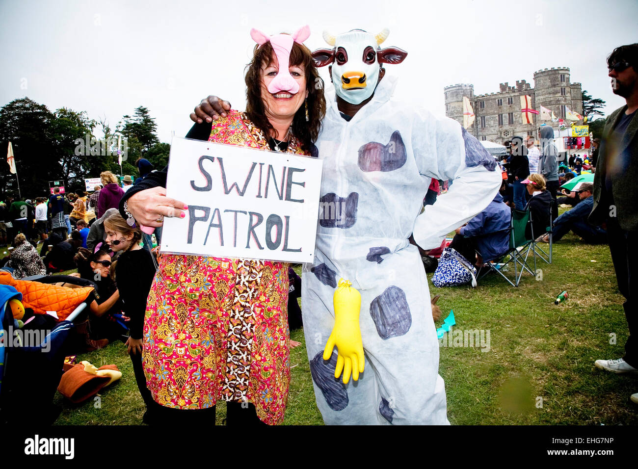 Fancy dress camp bestival lulworth hi-res stock photography and images ...