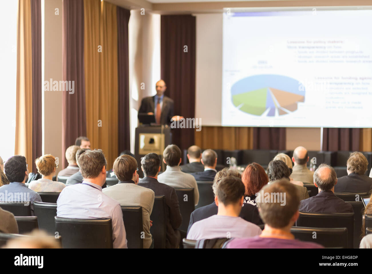 Speaker at Business Conference and Presentation Stock Photo - Alamy
