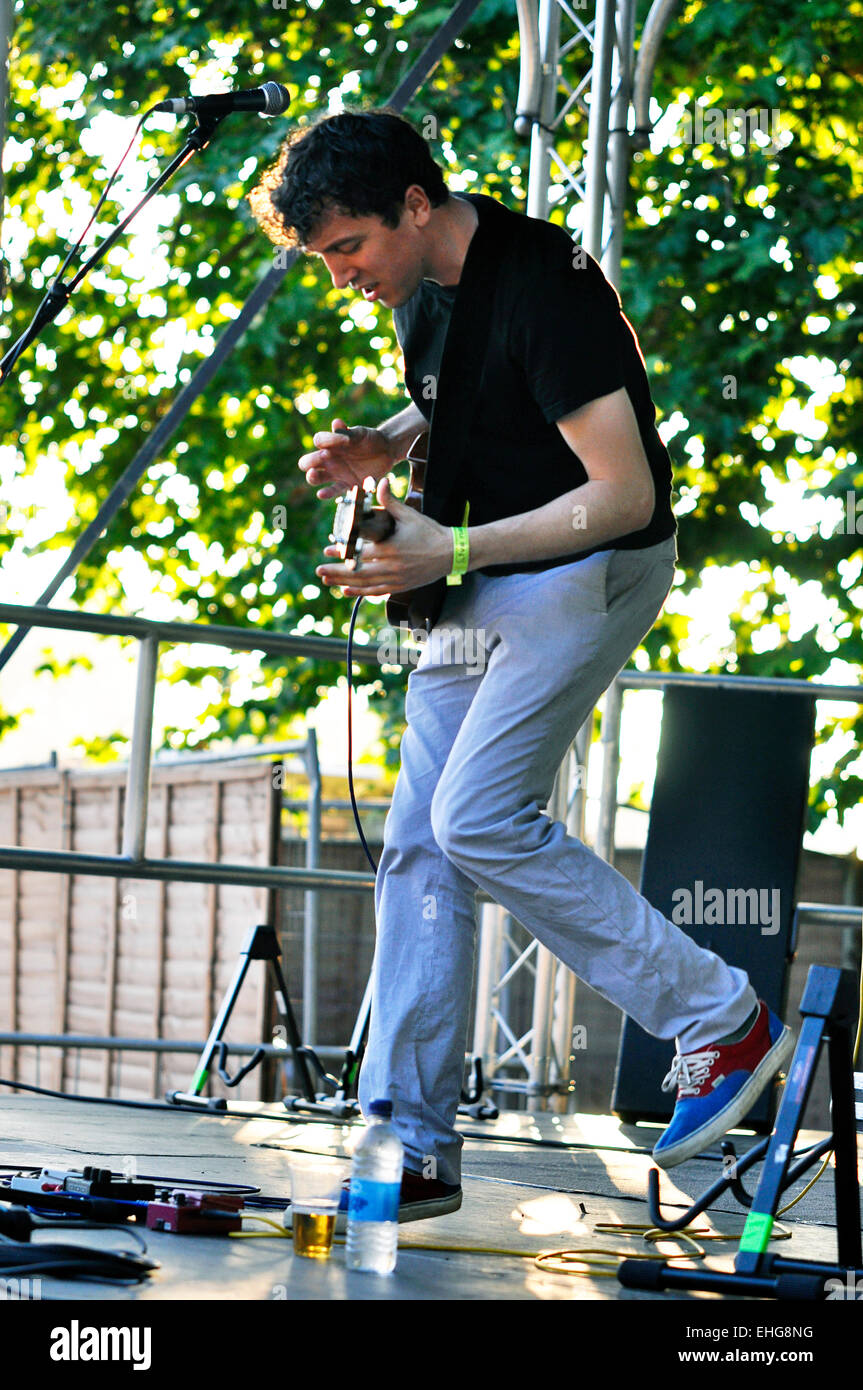 David Kitt live at Serpentine Sessions in Hyde Park 1st July 2009 Stock ...