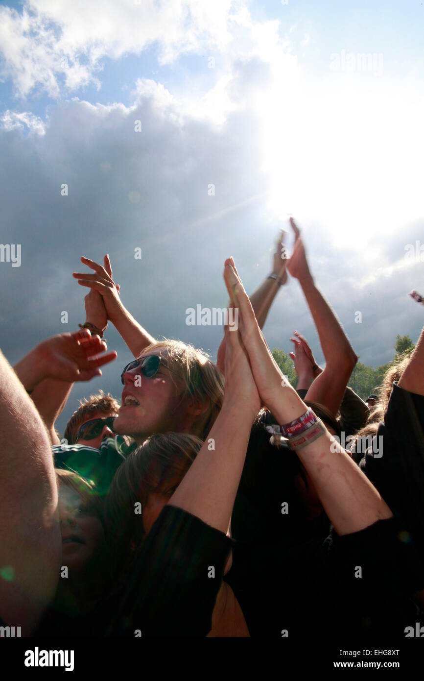 Hurricane festival in Scheessel near Hamburg in Germany 2009 Stock ...