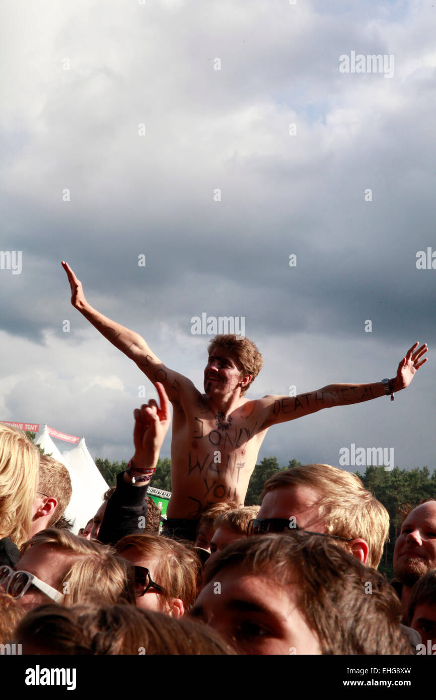 Hurricane festival in Scheessel near Hamburg in Germany 2009 Stock ...