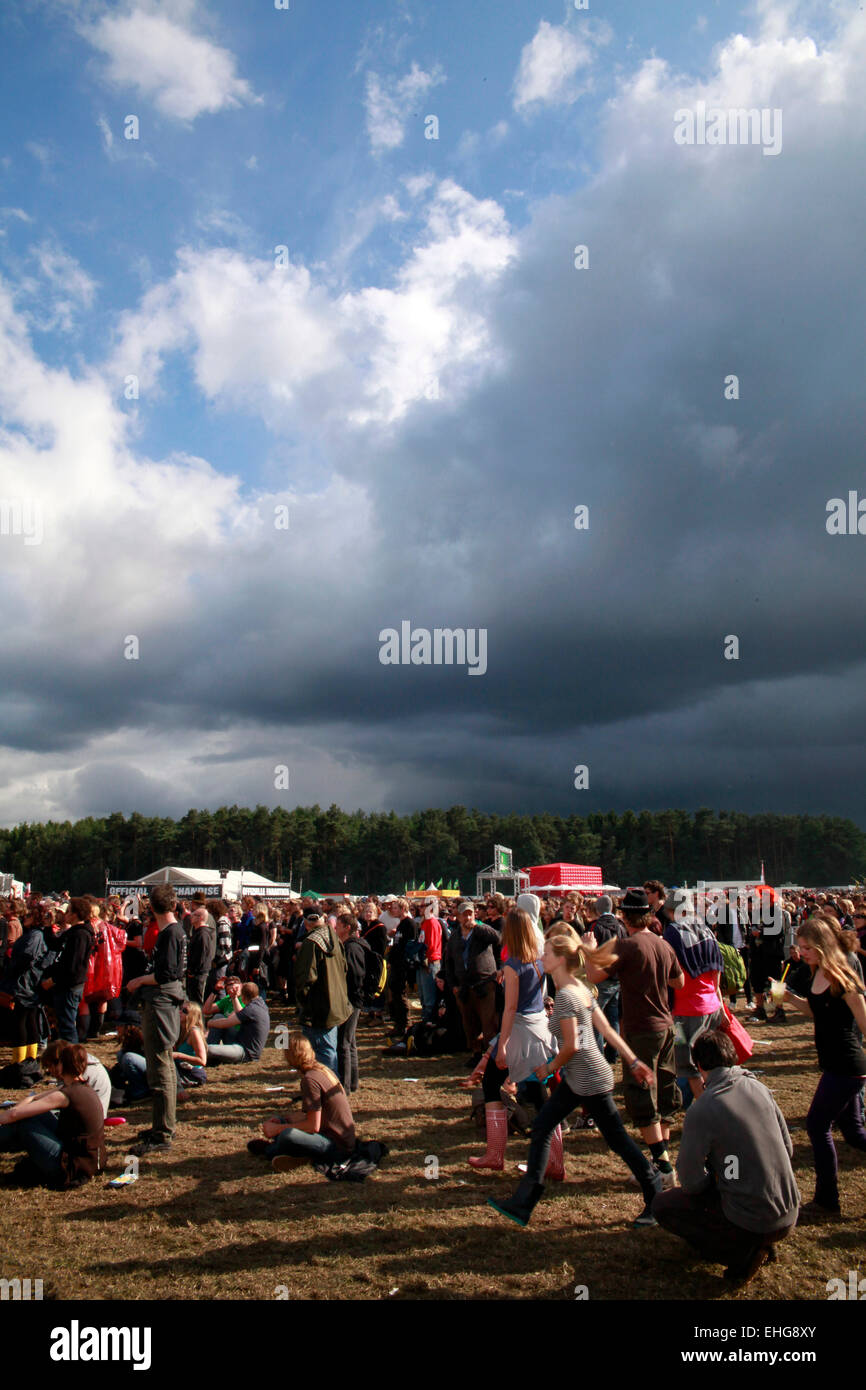 Hurricane festival in Scheessel near Hamburg in Germany 2009 Stock ...