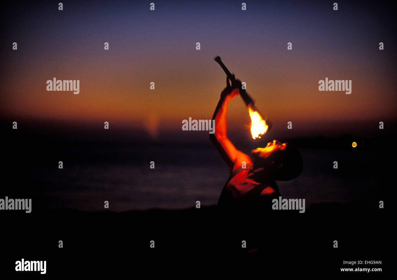 Swallowing fire hi-res stock photography and images - Alamy