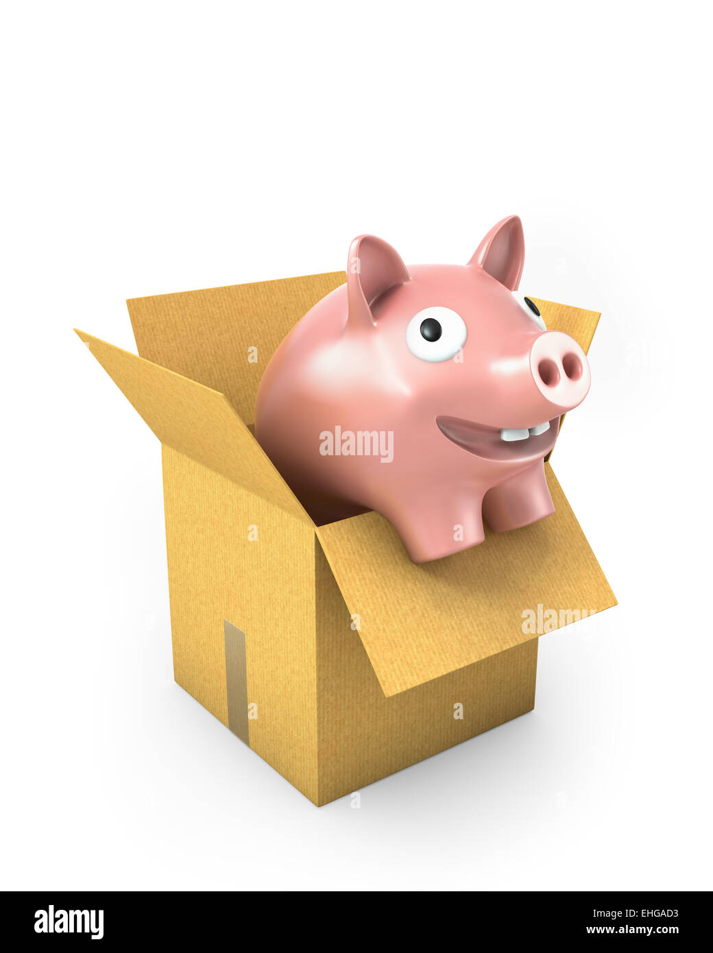 Pig in a box hi-res stock photography and images - Alamy