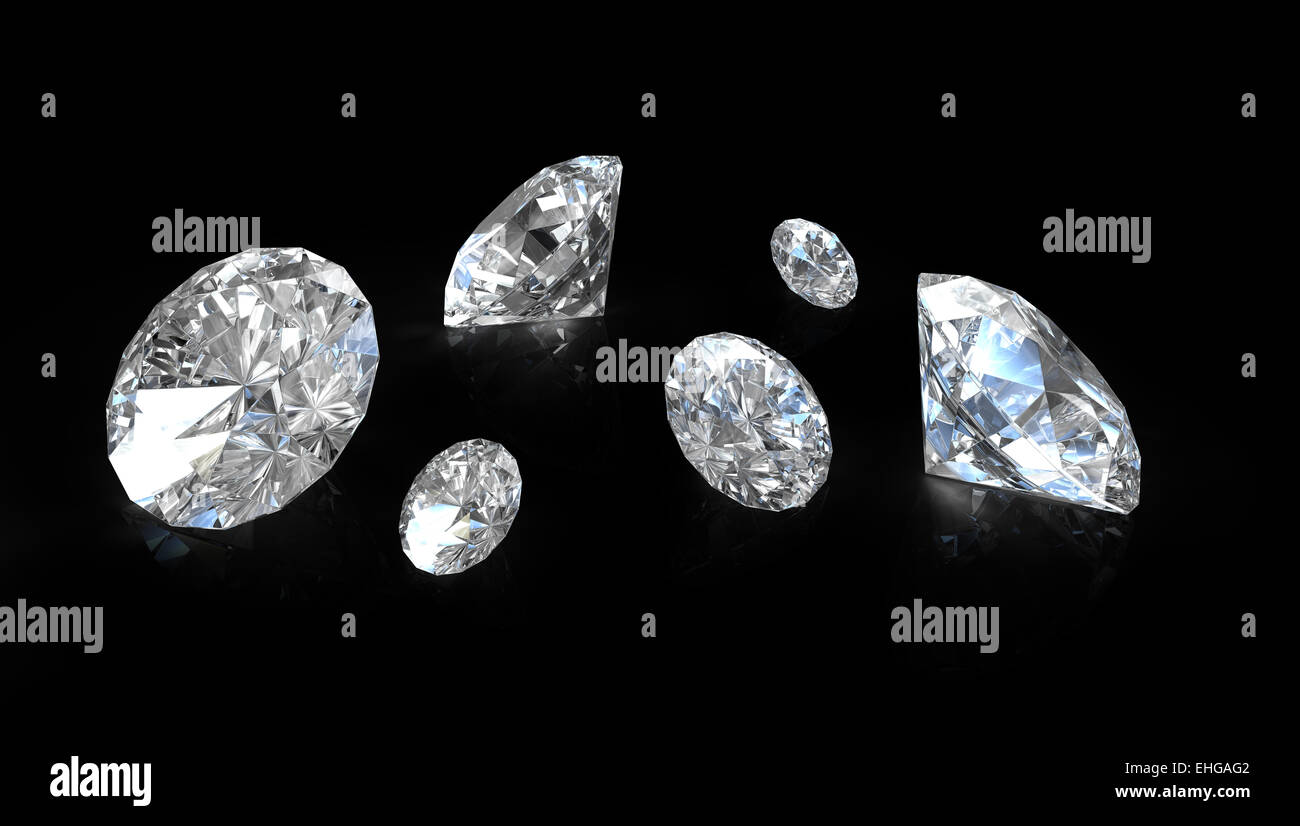 Old cut diamonds hi-res stock photography and images - Alamy