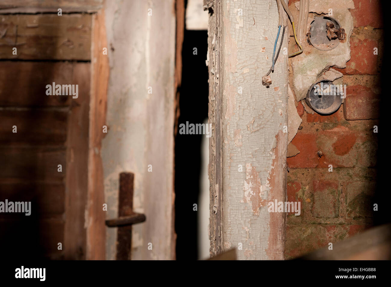 old electrical installation Stock Photo - Alamy