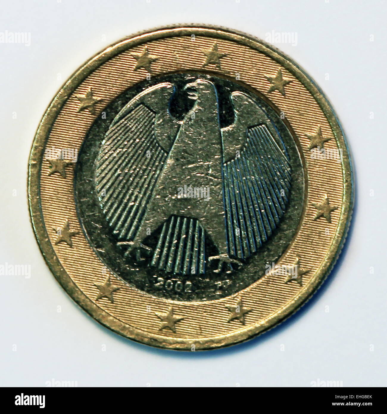 ONE EURO COIN Stock Photo - Alamy