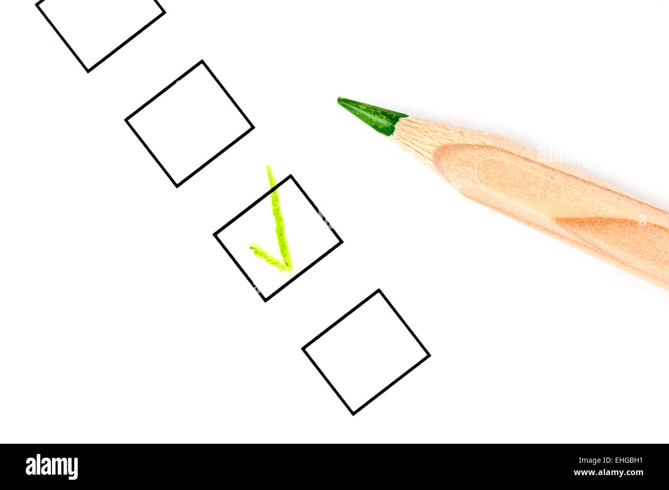 Kastchen Zum Ankreuzen High Resolution Stock Photography and Images - Alamy