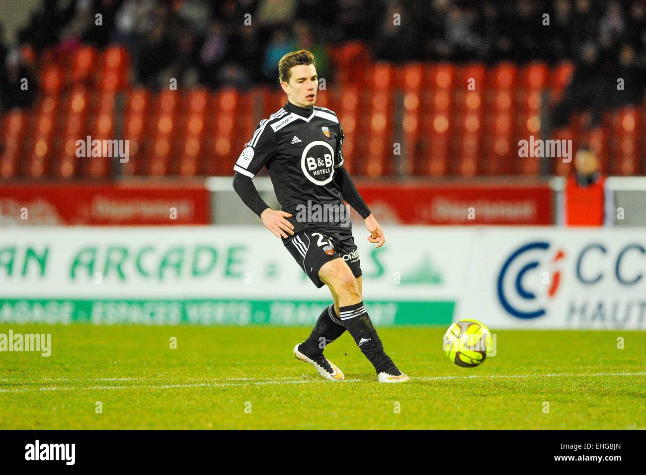 Benjamin JEANNOT - 04.03.2015 - Evian Thonon/Lorient - Match en retard ...