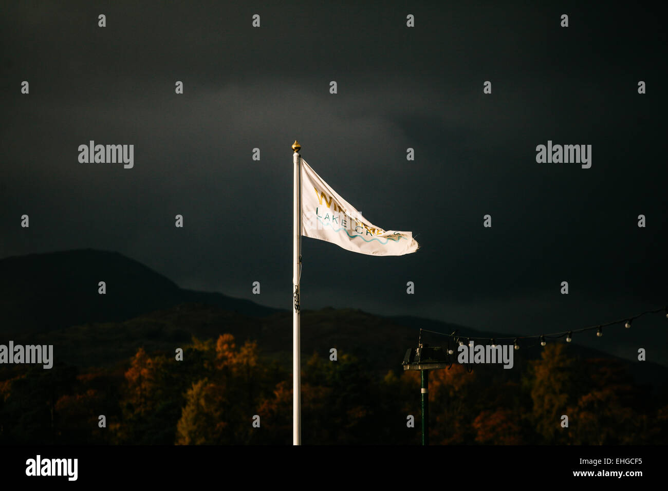 Flag in wind Stock Photo - Alamy