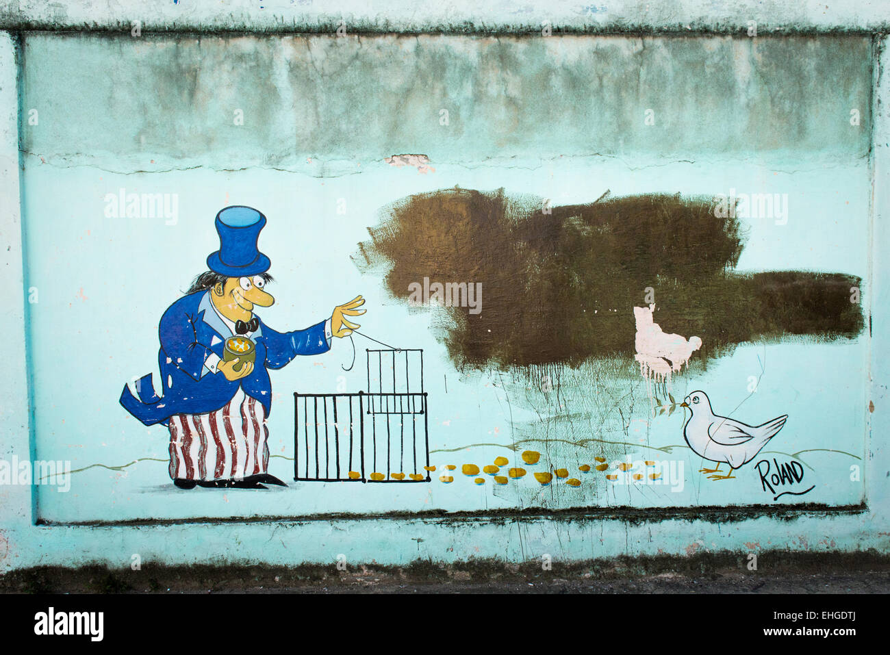 Cuba Santa Clara series of political extreme anti US USA North American ...