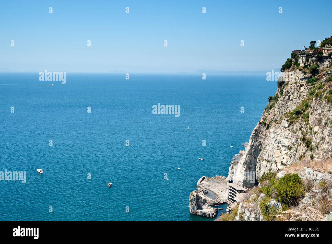 Cliffs on the Coastline of Amalfi Stock Photo - Alamy