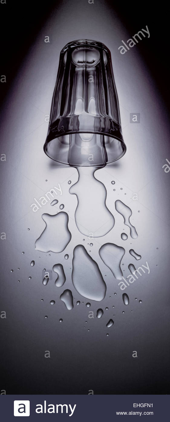 Spilled Water Glass High Resolution Stock Photography and Images - Alamy