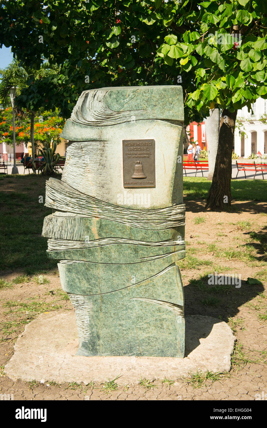 Cuba Santa Clara main square Parque Leoncio Vidal modern contemporary ...
