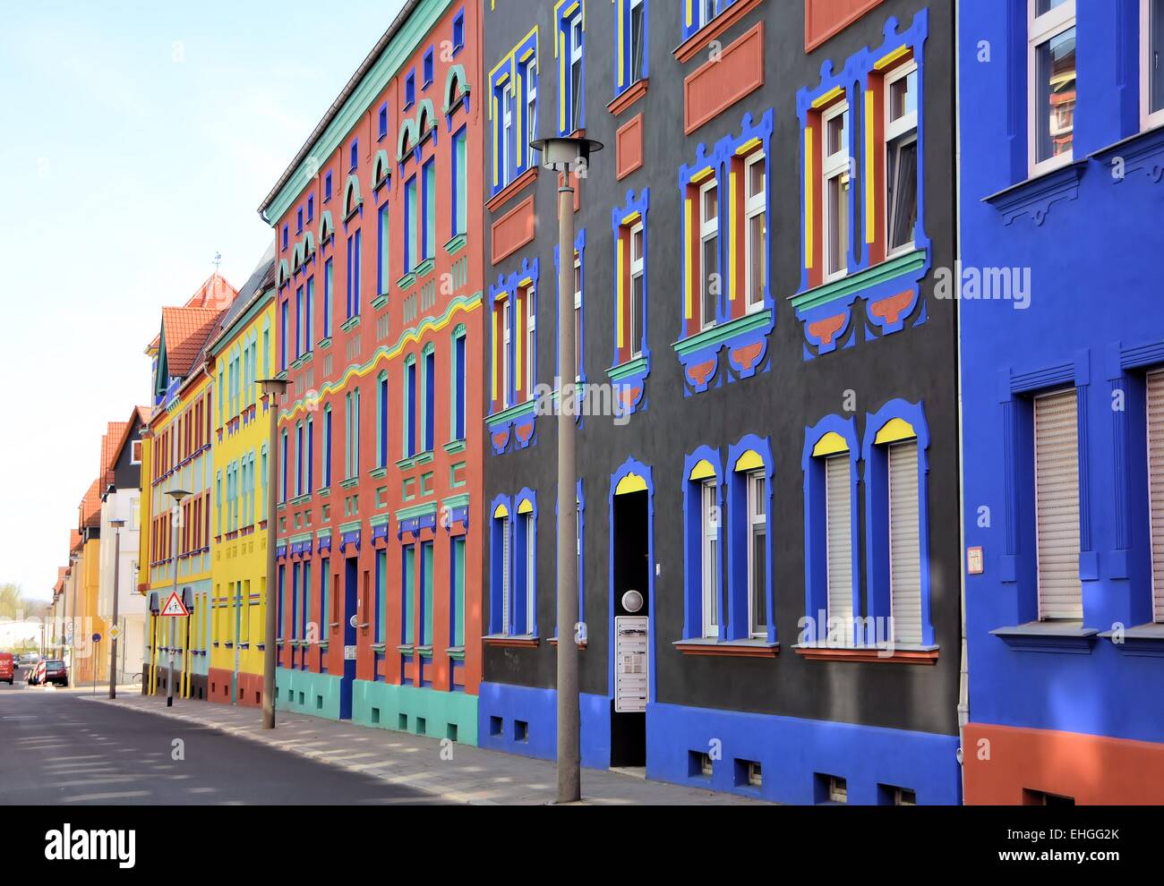 Painted house fronts hi-res stock photography and images - Alamy