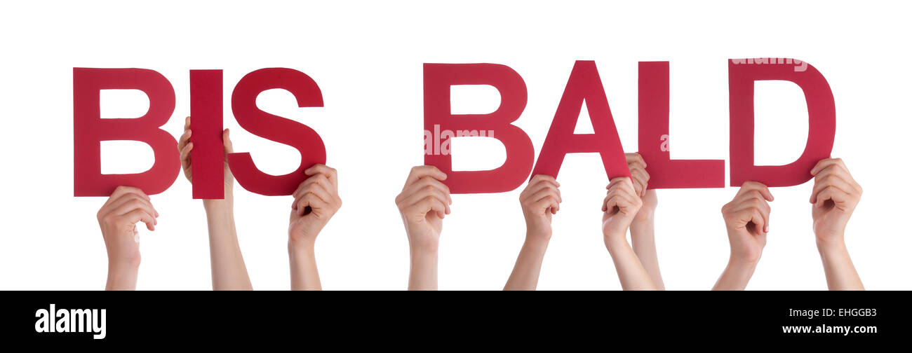 Bis bald hi-res stock photography and images - Alamy