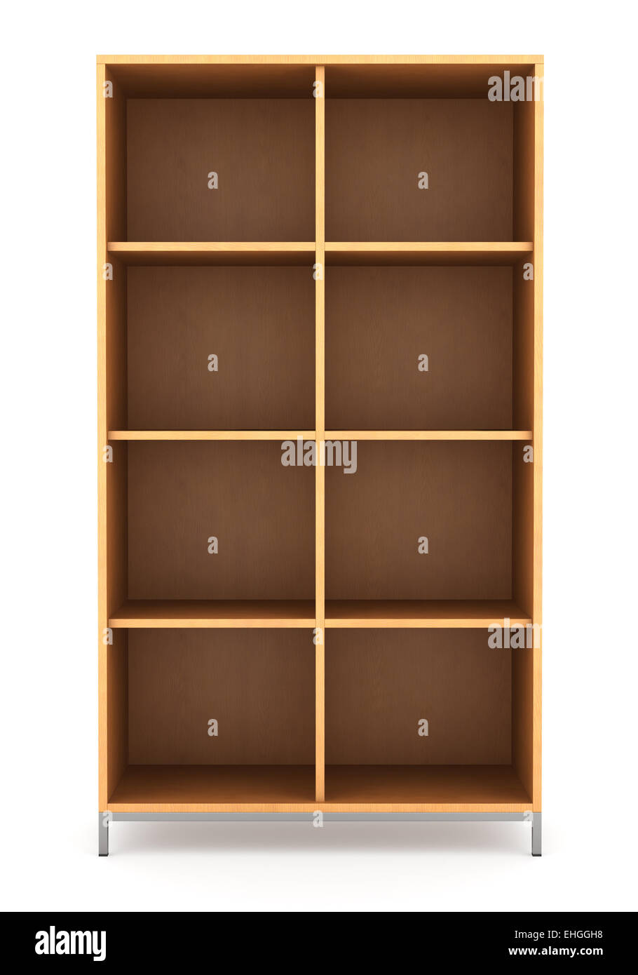 modern office wooden bookcase isolated on white background Stock Photo ...