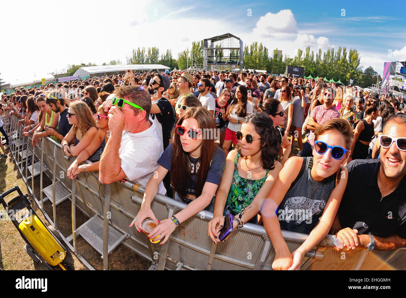 MADRID - SEP 13: Crowd at Dcode Festival on September 13, 2014 in ...