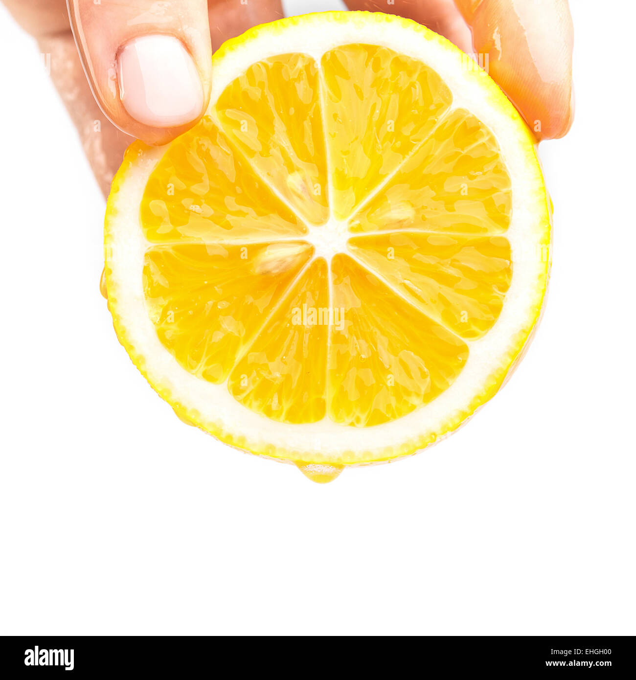 half a lemon Stock Photo - Alamy