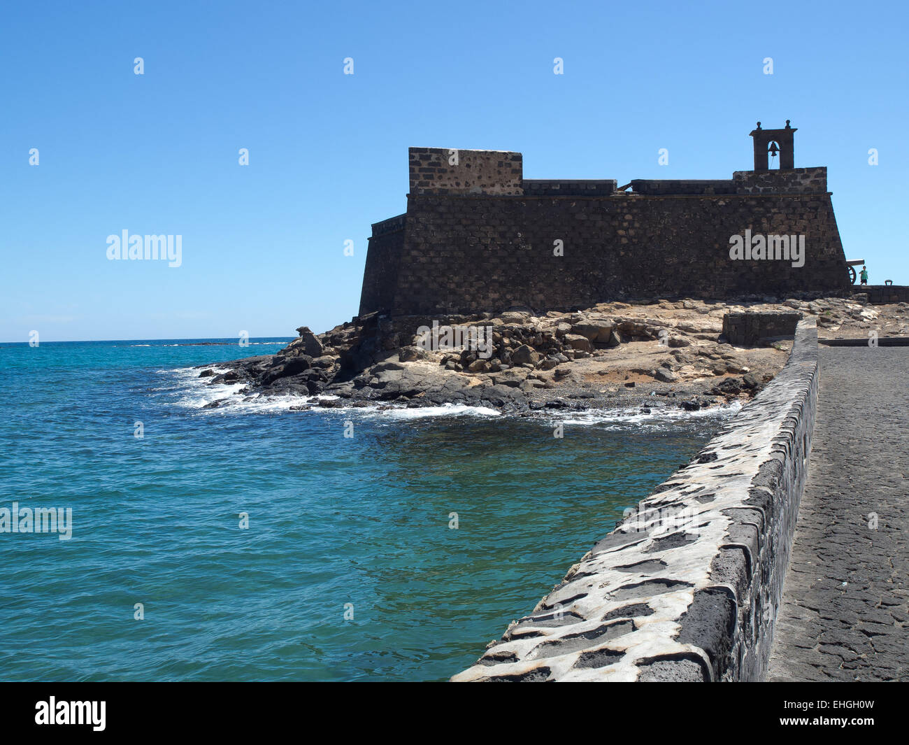 Fortress of Arrecife Stock Photo - Alamy