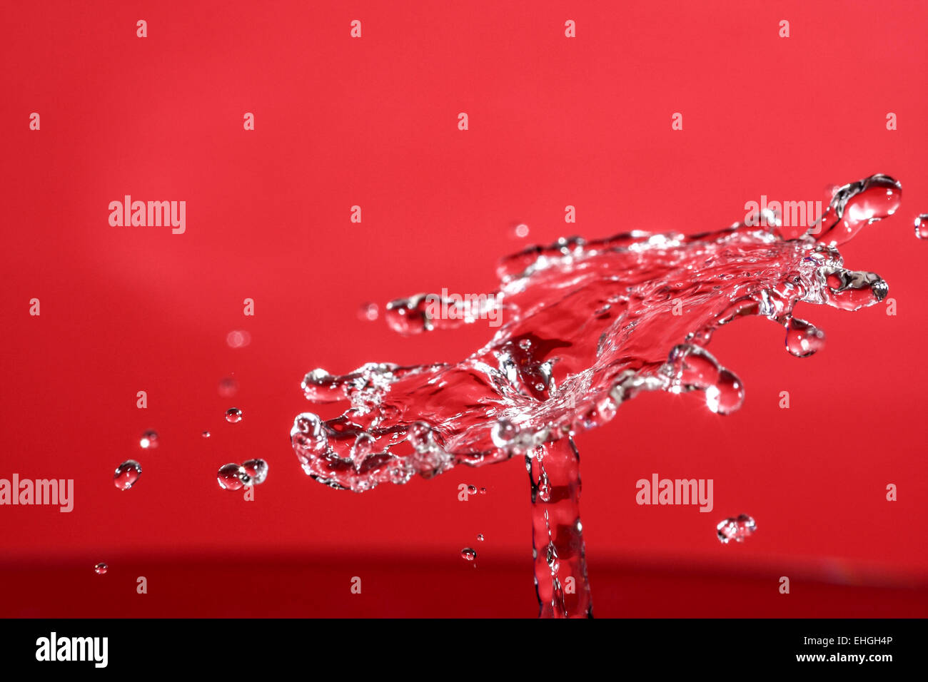Red drop drips water hi-res stock photography and images - Alamy