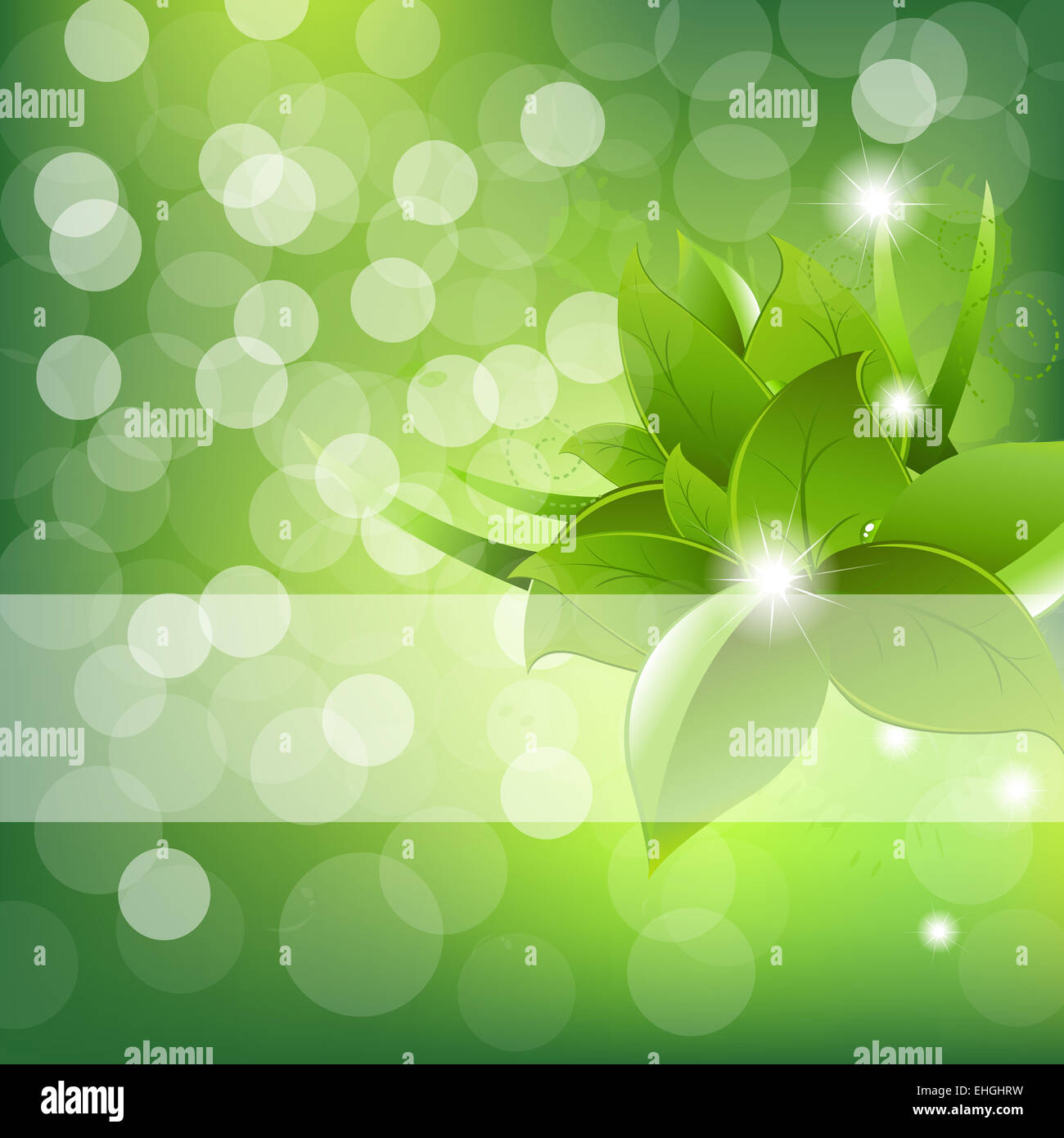 Green leaves design hi-res stock photography and images - Alamy