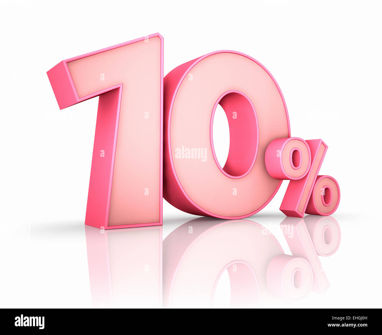 Pink Ten Percent Stock Photo - Alamy