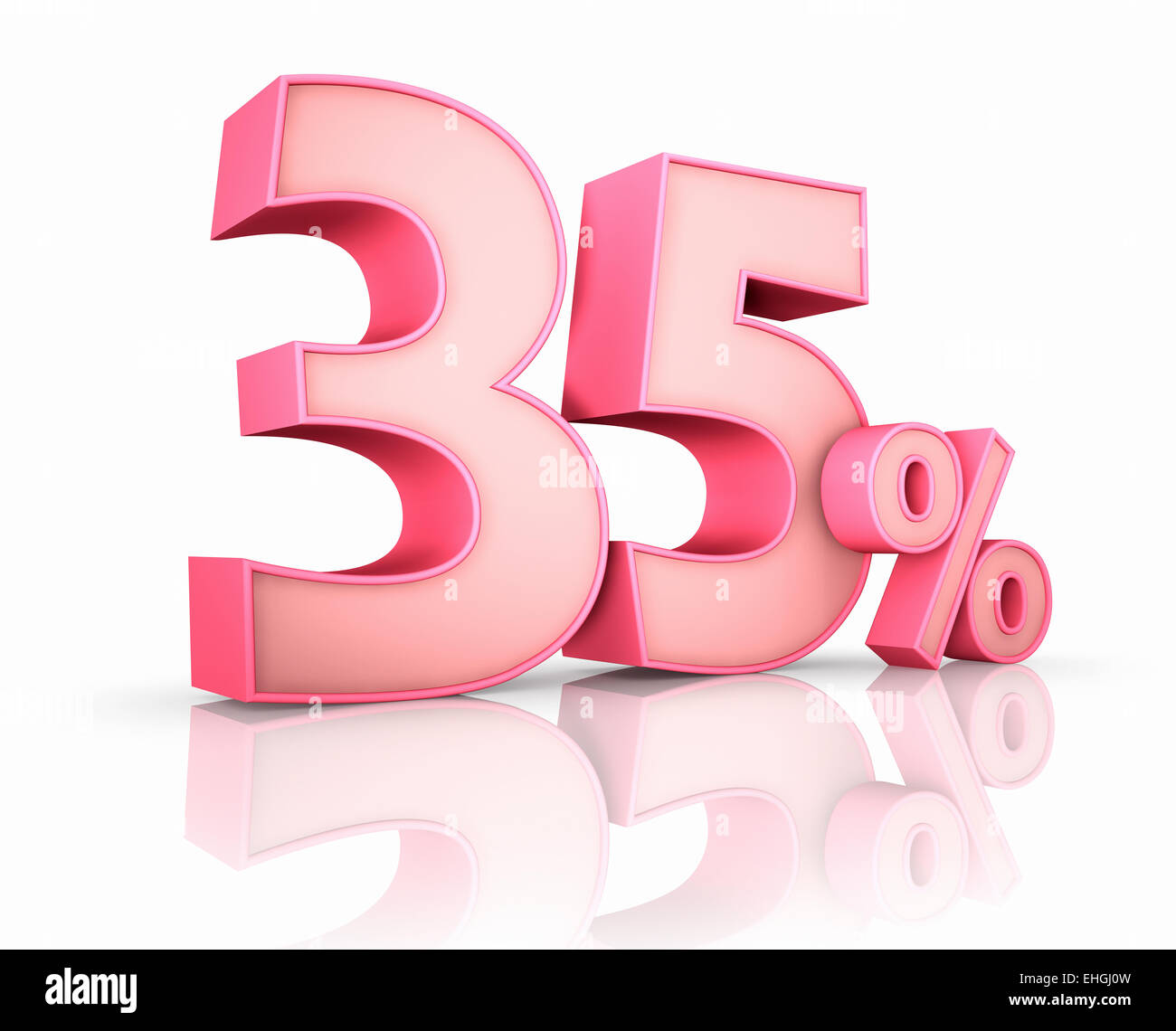 Pink Thirty Five Percent Stock Photo - Alamy