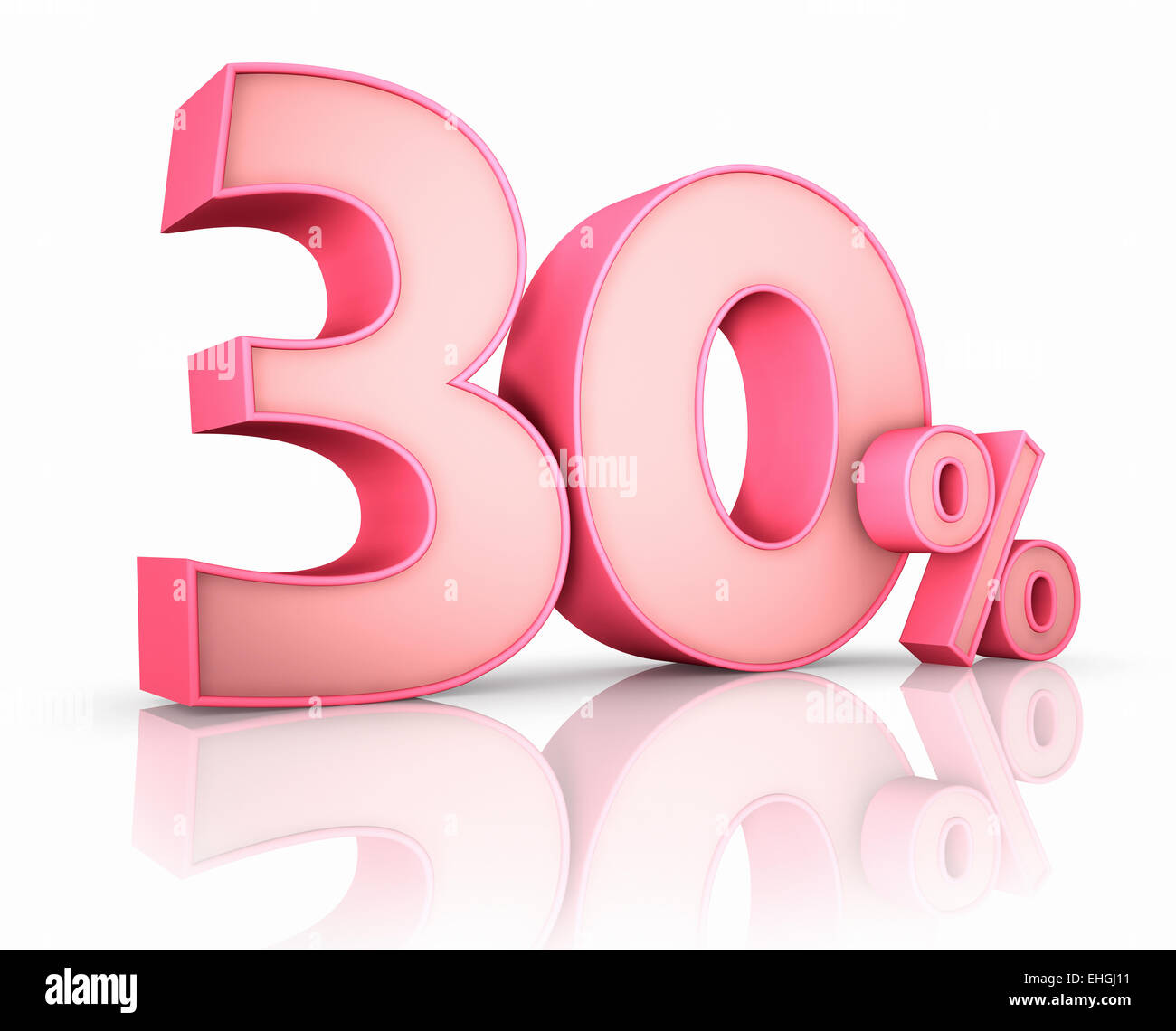 Pink Thirty Percent Stock Photo - Alamy