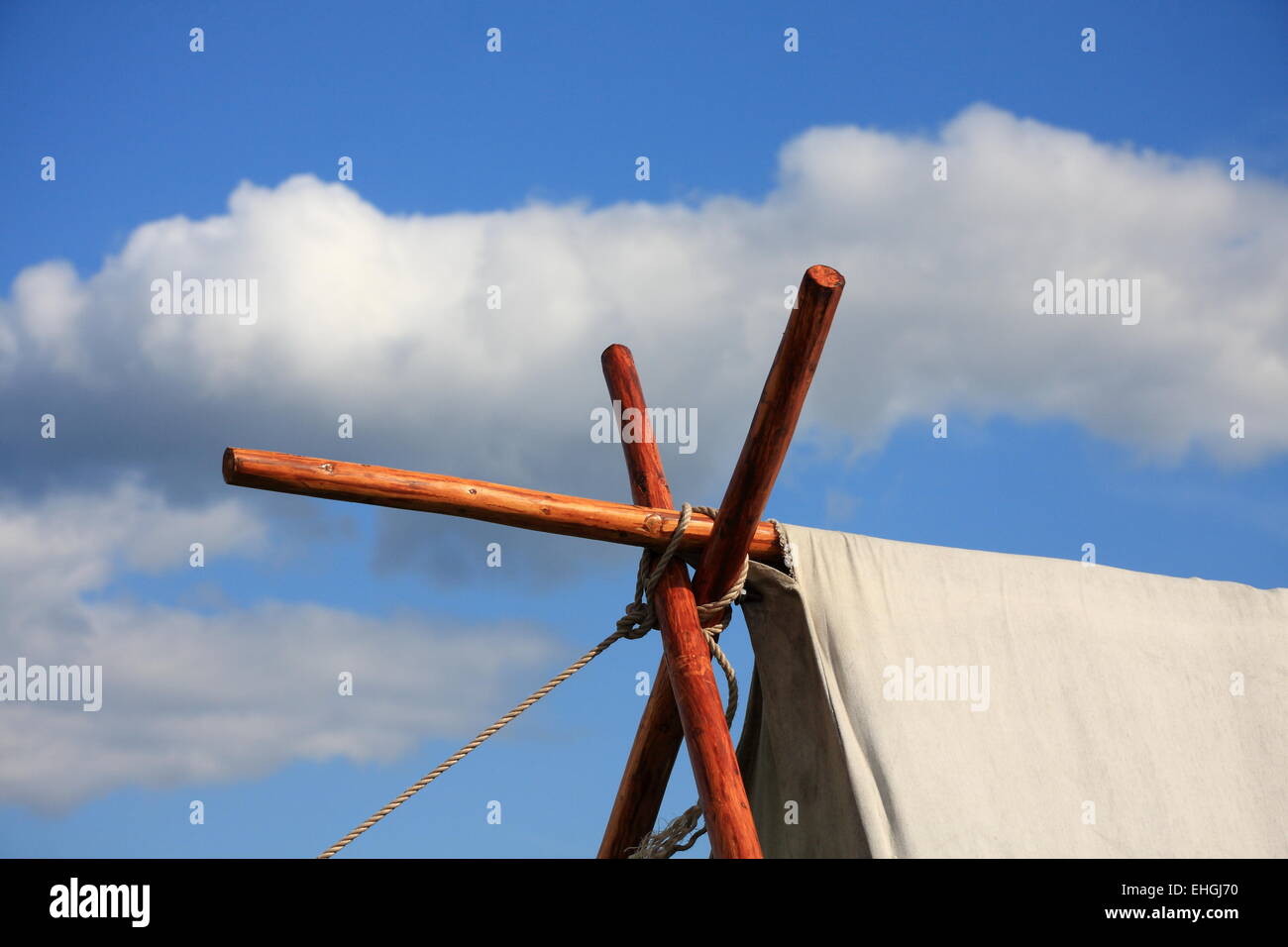 Trapper tent hi-res stock photography and images - Alamy